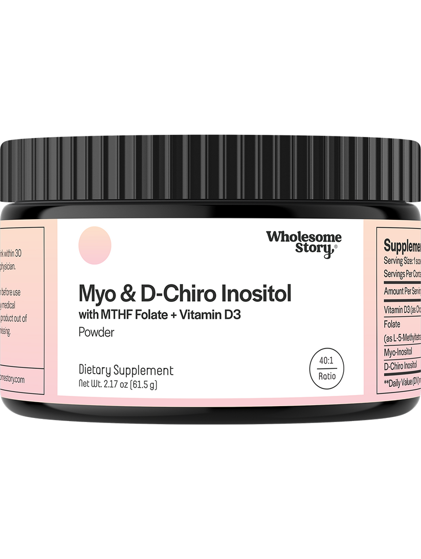 Myo & D-Chiro Inositol + MTHF Folate & Vitamin D3 Powder – Wholesome Story