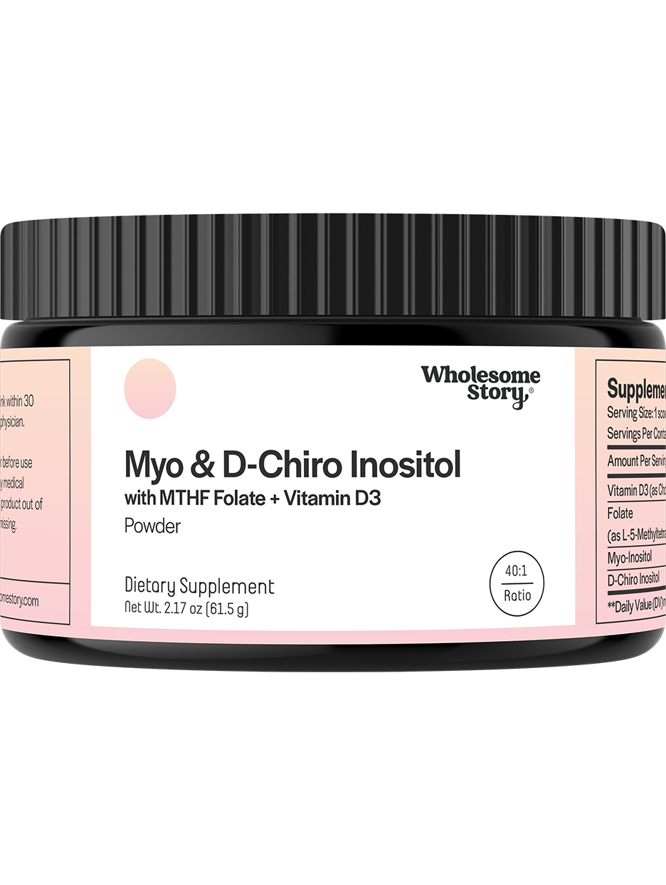 Myo & D-Chiro Inositol + MTHF Folate & Vitamin D3 Powder – Wholesome Story