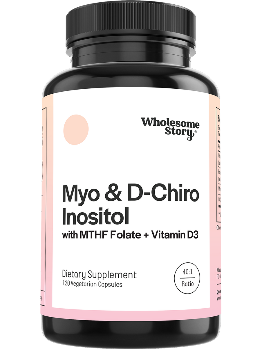 Myo-Inositol & D-Chiro Inositol + MTHF Folate + Vitamin D3#N ...